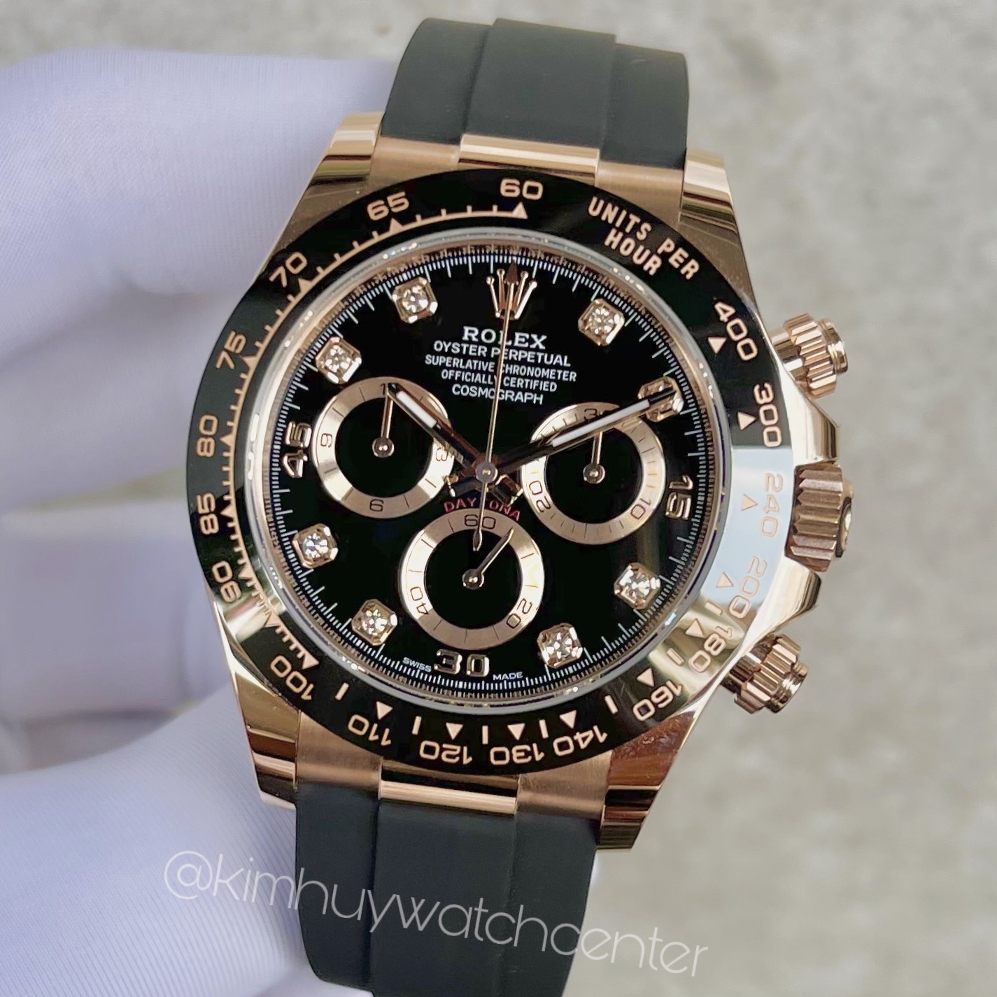 Rose Gold Daytona Oysterflex